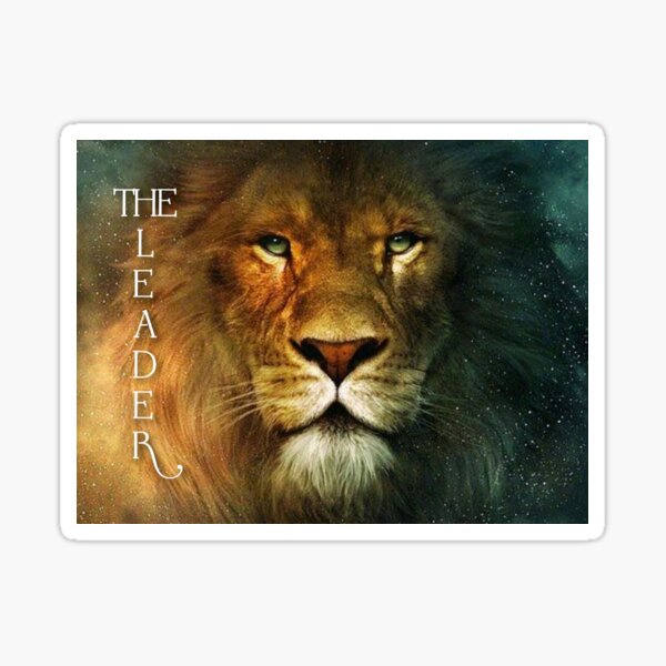 "lion is the real leader . king" Sticker for Sale by KNUMdesigns ...