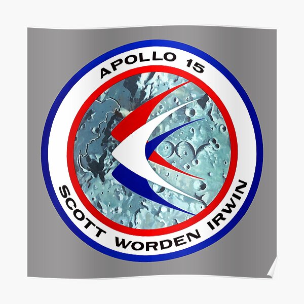 "Apollo 15 logo" Poster for Sale by trendistudio | Redbubble