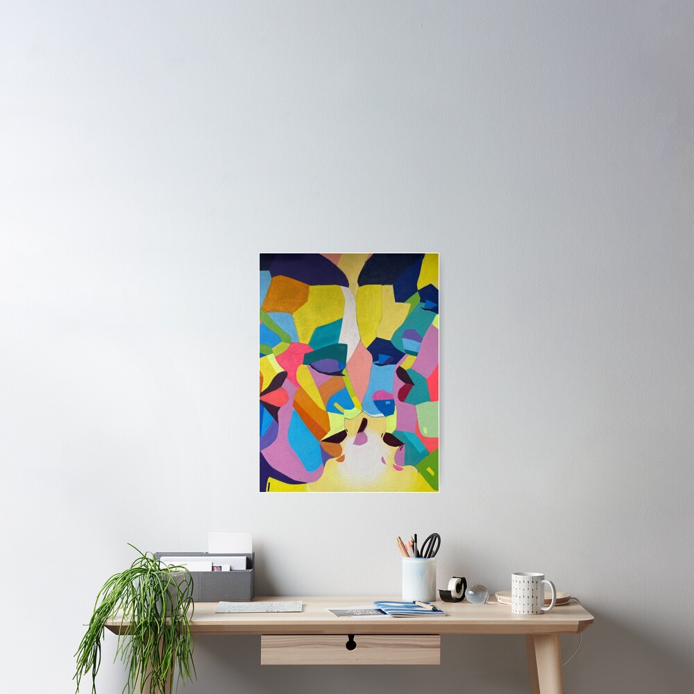 "Face to face" Poster by Artjetik | Redbubble