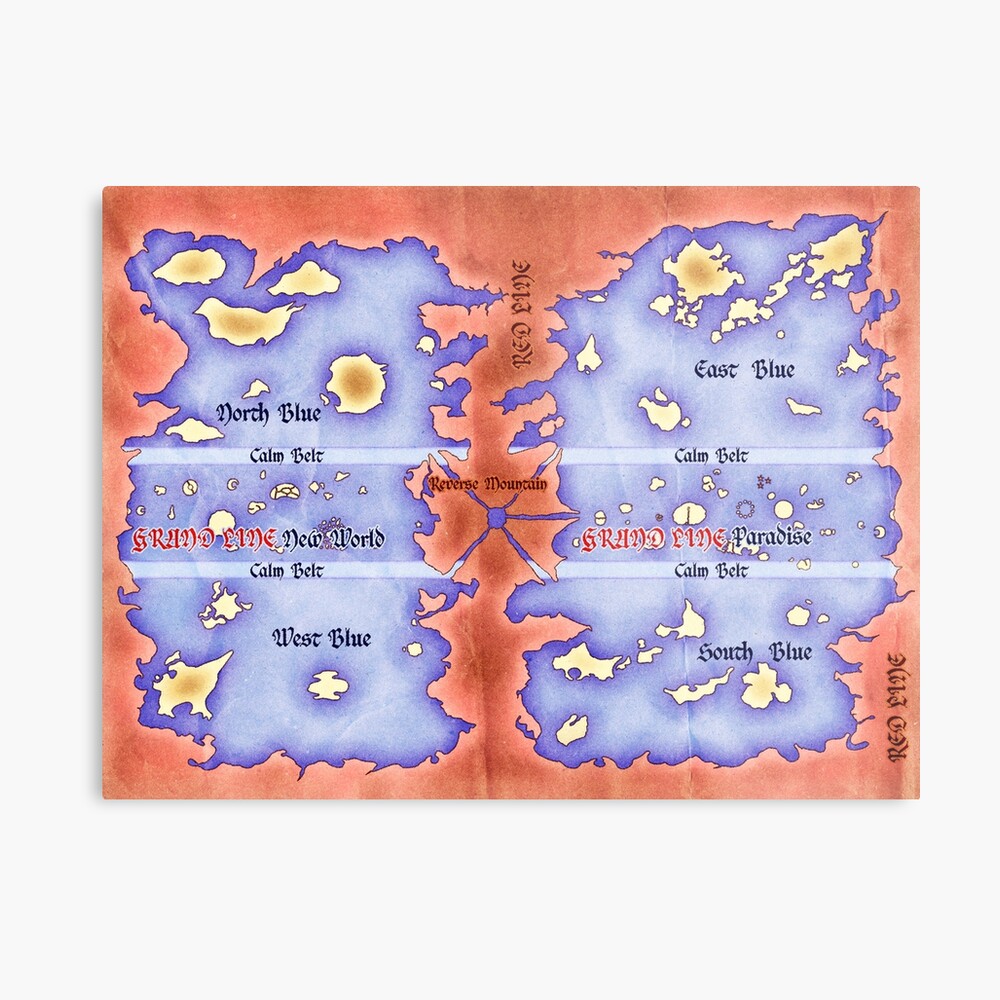 One Piece Grand Line Map One Piece World In One Piece World| World