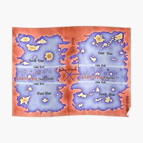 "Grand Line" Poster for Sale by Retro-Freak | Redbubble