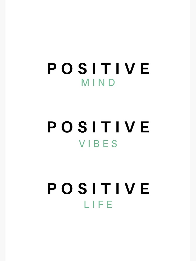 "Positive mind motivational" Poster by souhaibmamou | Redbubble