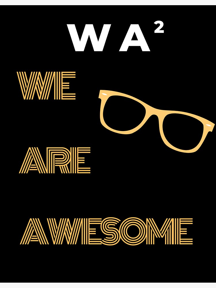"We are awesome !!" Sticker by kelog-ho | Redbubble