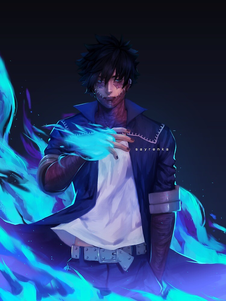 "Dabi's Flames" Art Print for Sale by Sayrenka-Art | Redbubble