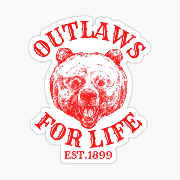 Outlaws For Life Stickers | Redbubble