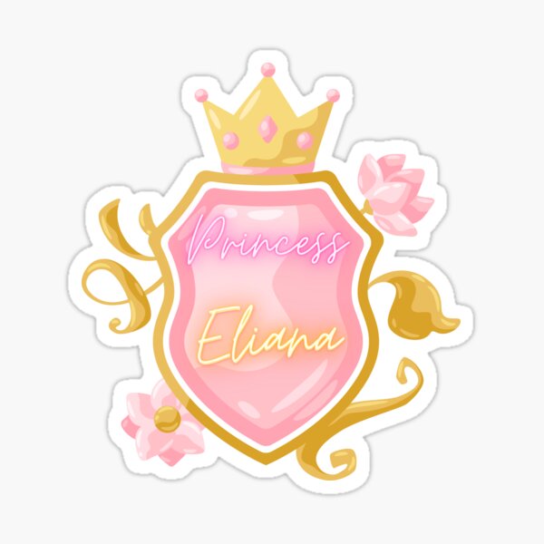 "Princess Eliana" Sticker for Sale by Sheen-designs | Redbubble