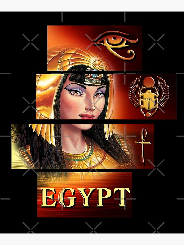 Dibujo De Rey Y Reina Egipcios Estatua Del Arte Egipcio Reina