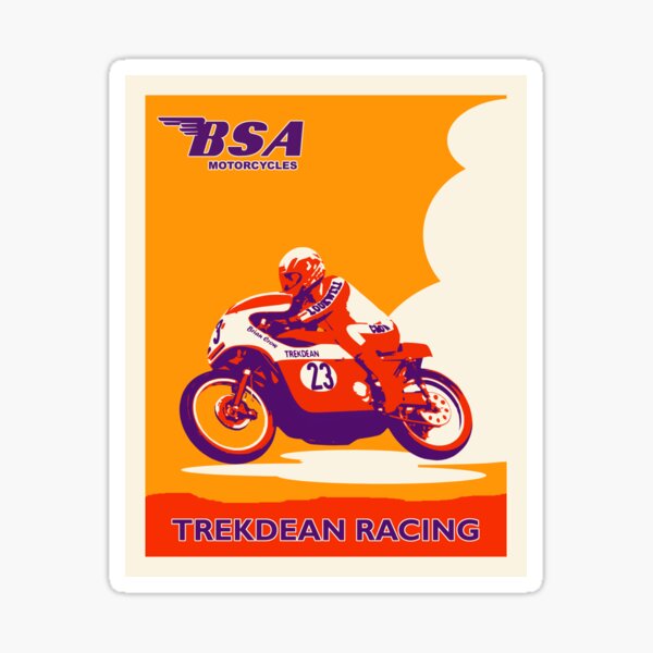 "BSA Rocket 3" Sticker by sirglennbo | Redbubble