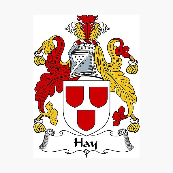 "Hay Coat of Arms / Hay Family Crest" Photographic Print for Sale by ...