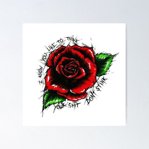 "Smells Like Roses" Poster for Sale by Kris Stewart | Redbubble