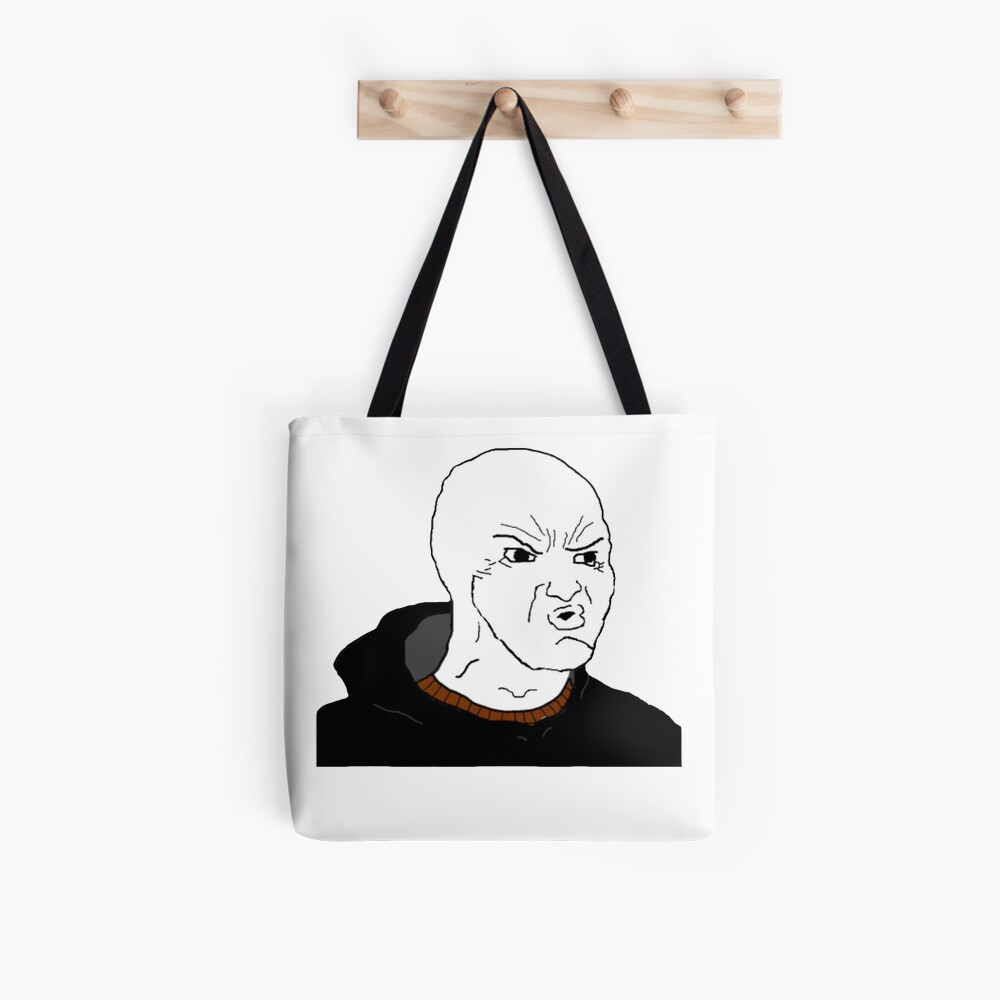 "Go Getter Wojak Meme" Tote Bag for Sale by MahTees | Redbubble