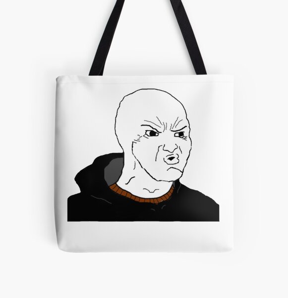 "Go Getter Wojak Meme" Tote Bag for Sale by MahTees | Redbubble