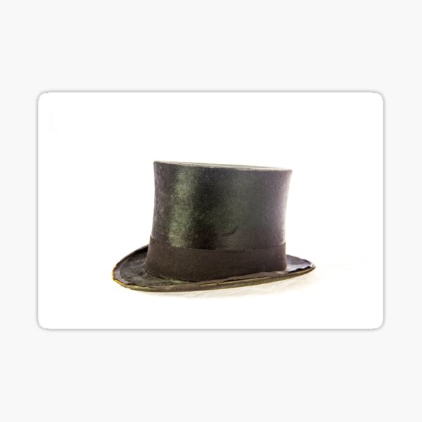 "Black Top Hat" Sticker for Sale by tommysphotos | Redbubble