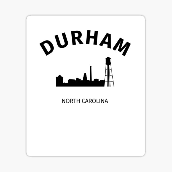 Durham Skyline Stickers | Redbubble