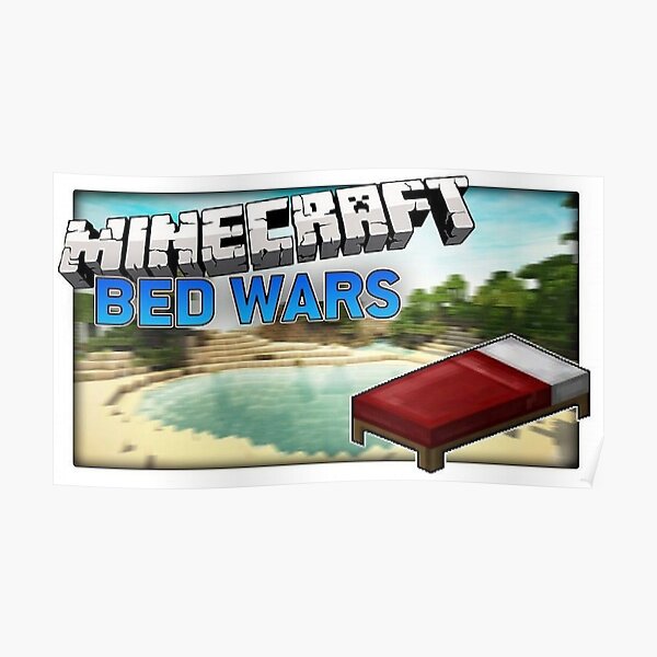 Minecraft Bedwars Posters | Redbubble