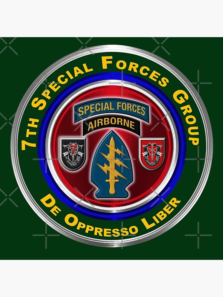 "7th Special Forces Group (Airborne)" Art Print for Sale by ...
