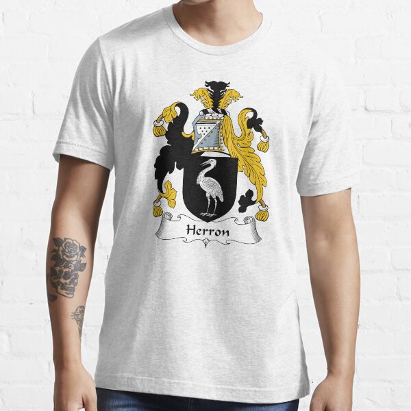 "Herron Coat of Arms / Herron Family Crest" T-shirt for Sale by ...