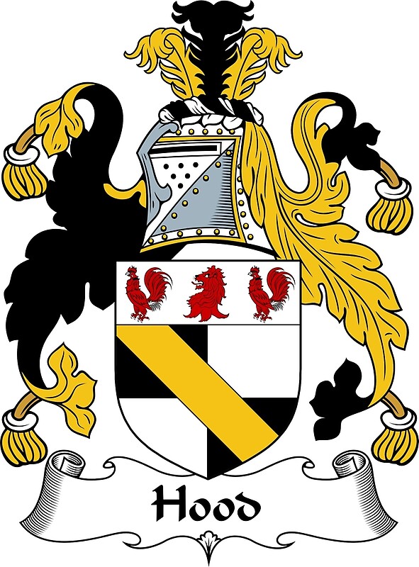 "Hood Coat of Arms / Hood Family Crest" by ScotlandForever | Redbubble