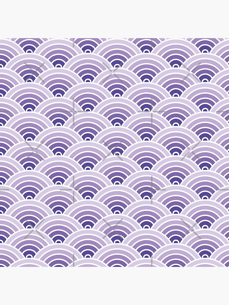 "Japanese Purple Ocean Wave" Poster by Moyanana | Redbubble