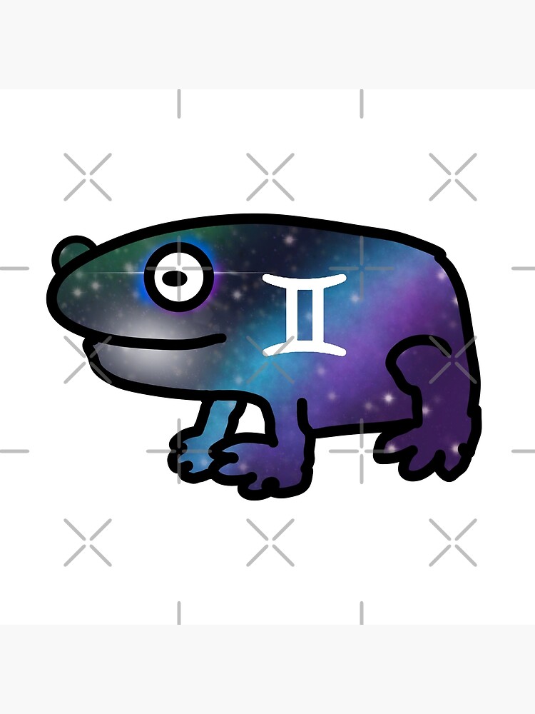 "Gemini Frog" Poster for Sale by firstroundpixel | Redbubble