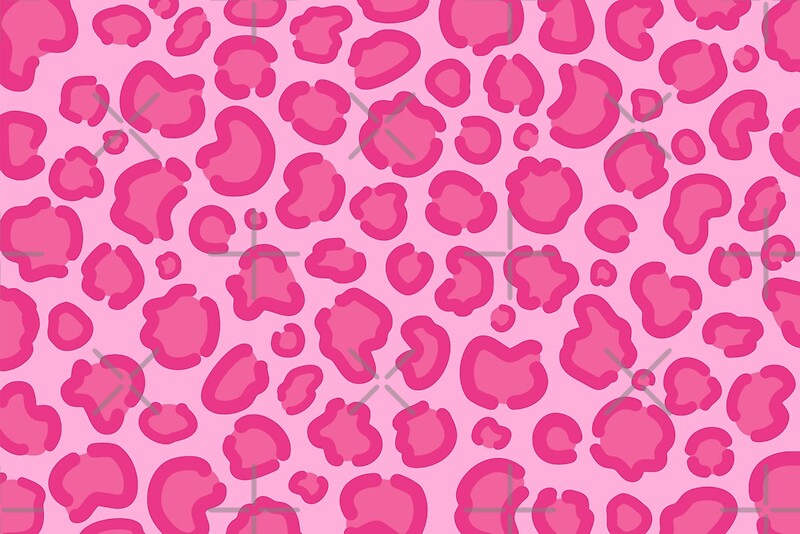 "Pink Abstract Leopard Animal Print Pattern Design" by patternsoup ...