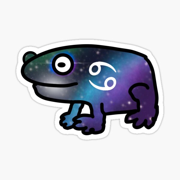 "Cancer Frog" Sticker for Sale by firstroundpixel | Redbubble