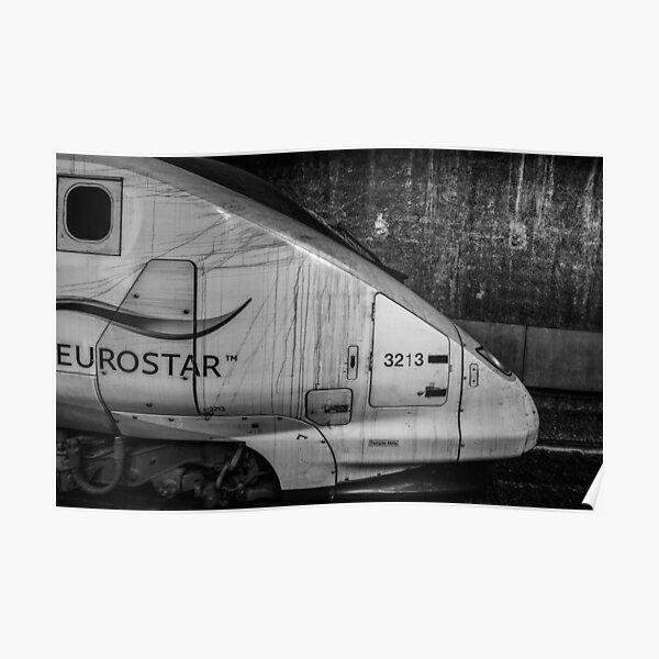 "Eurostar Train" Poster by RobWalkley | Redbubble