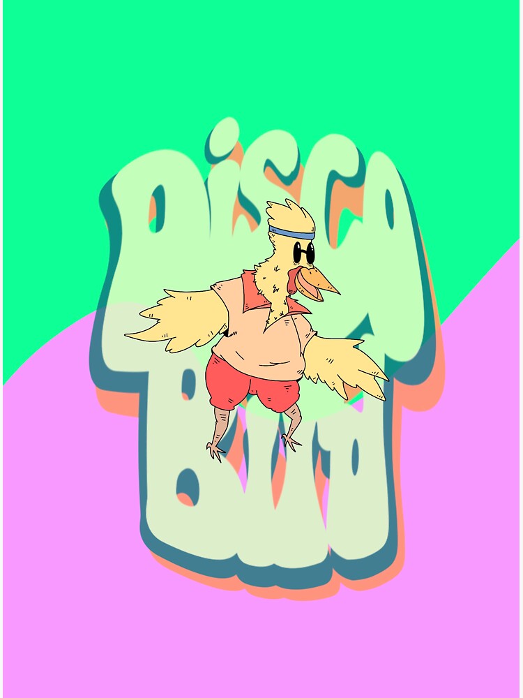 "Disco bird" Sticker for Sale by phoshore | Redbubble