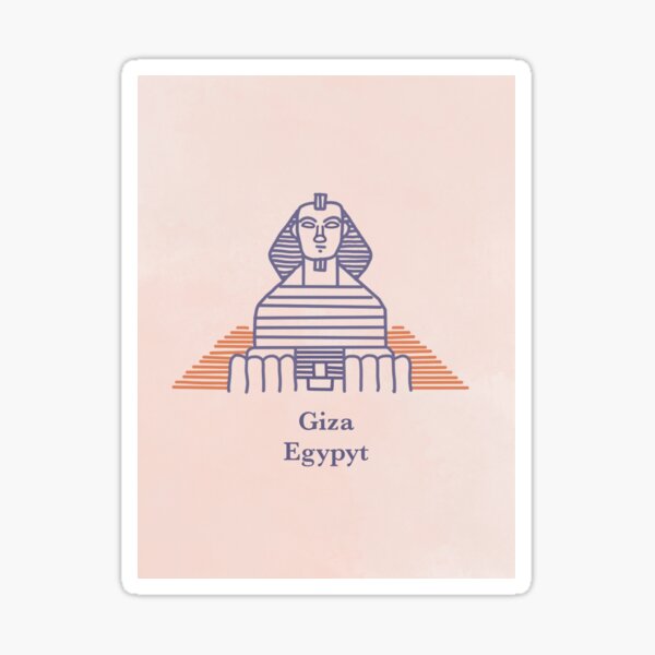"Great Sphinx of Giza" Sticker for Sale by Ramzakiyani01 | Redbubble