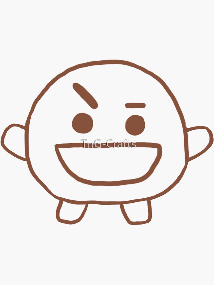 "Shooky outline" Sticker by TnG-Crafts | Redbubble