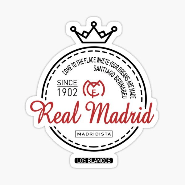 "Real Madrid Los Galacticos" Sticker for Sale by daimon94 | Redbubble