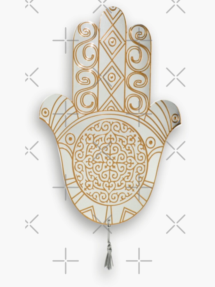 "Hand oriental khomsa" Sticker by funny-Raz-2021 | Redbubble