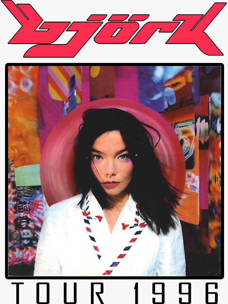 "Bjork" Sticker for Sale by Sayoi | Redbubble