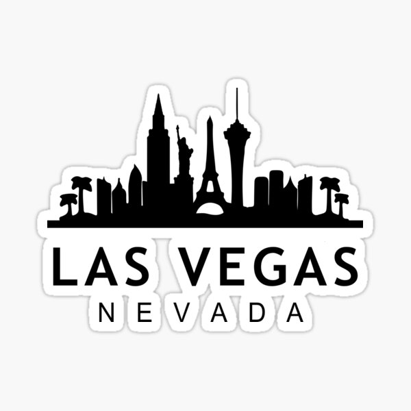 "Las Vegas Nevada" Sticker for Sale by romacstore | Redbubble