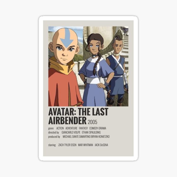 "Avatar the last airbender" Sticker by dereksoriano24 | Redbubble