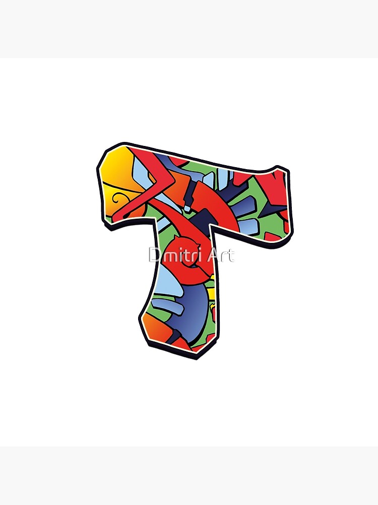 "Letter T Color" Poster for Sale by paintcave | Redbubble