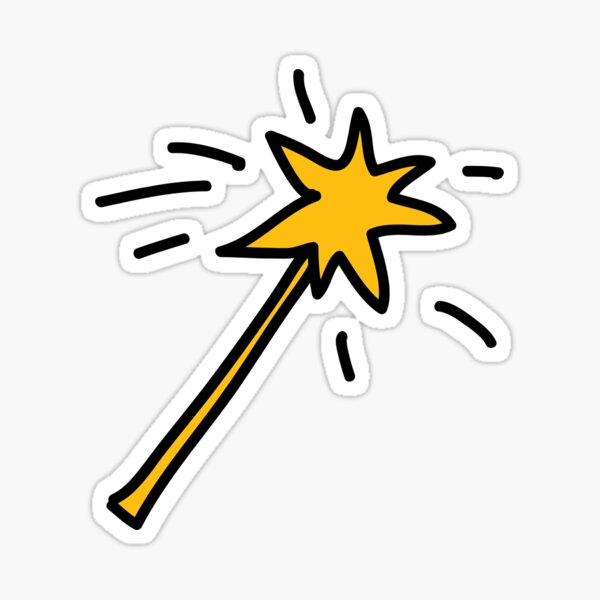 "Magic Touch!" Sticker for Sale by DeStars | Redbubble