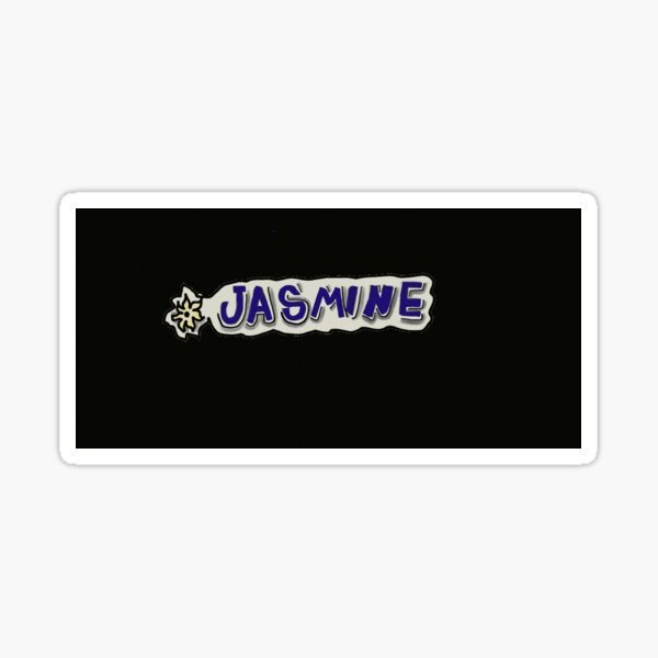 "floral calligraphy art with violet letters for the name Jasmine ...