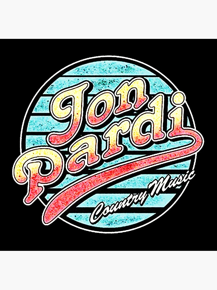 "Jon Pardi country music singer 99sp logo" Art Print by rmuccino4g | Redbubble