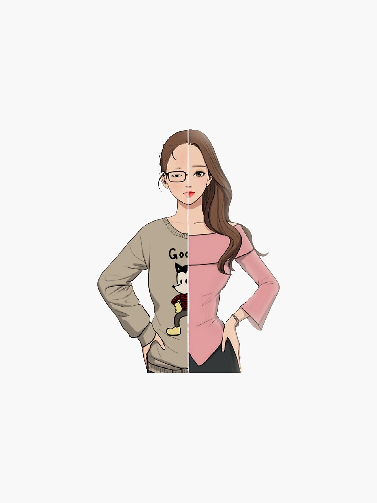 Sticker True Beauty Webtoon Comic Jugyeong Lim Par Weird000s