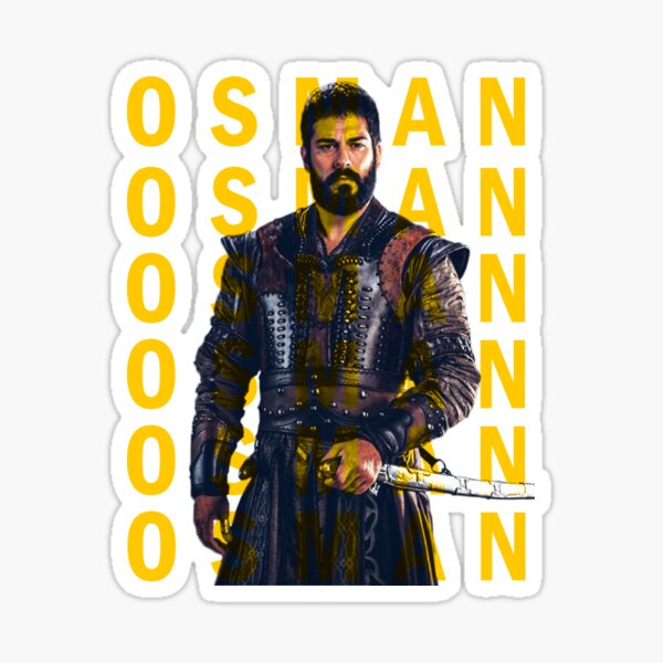 "Kurulus Osman Yellow/Sari" Sticker for Sale by ersindesign | Redbubble