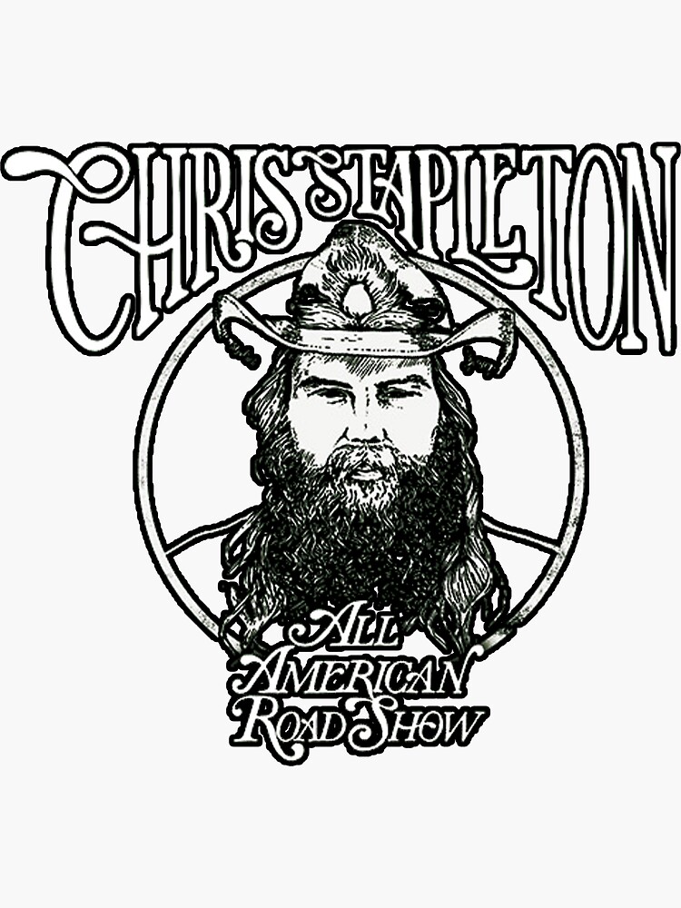 "Chris Stapleton wallpaper 99sp" Sticker by rmuccino4g | Redbubble