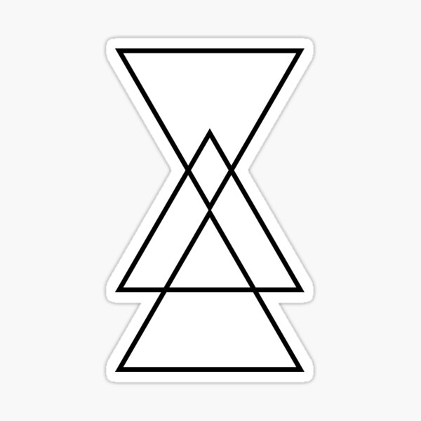 "Triangles " Sticker for Sale by CafeCool | Redbubble