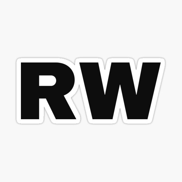 "RW - Right Winger" Sticker for Sale by tfcfootball | Redbubble