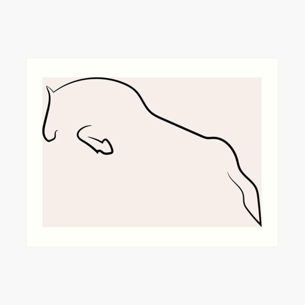 "Springpferd, Hunter jumper logo" Art Print for Sale by YSNDESIGN ...