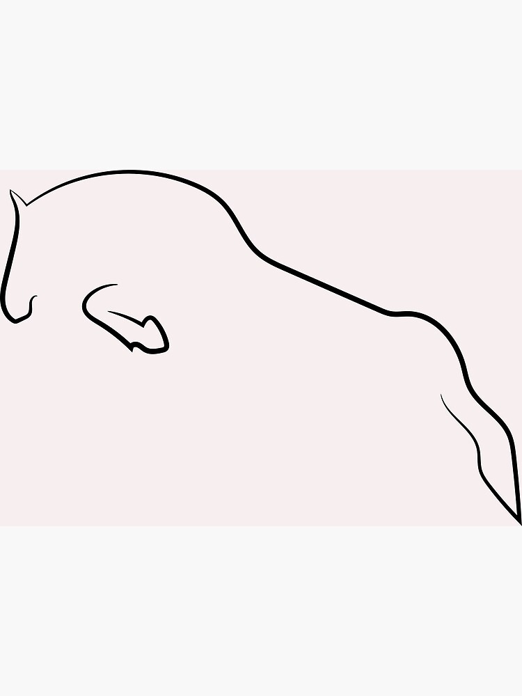 "Springpferd, Hunter jumper logo" Art Print for Sale by YSNDESIGN ...