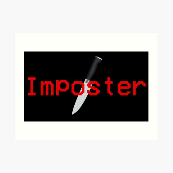 "Among Us Imposter" Art Print by LST997 | Redbubble