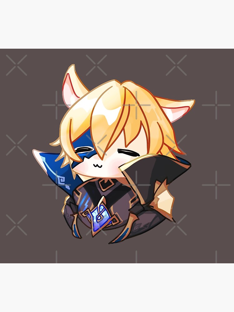 Dainsleif】 Neko Chibi - Genshin Impact" Fotodruck von Xireth | Redbubble