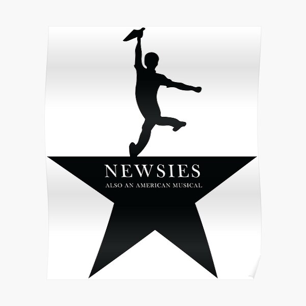"Newzie Star - Broadway Theatre Logo" Poster by AddisonArtworks | Redbubble
