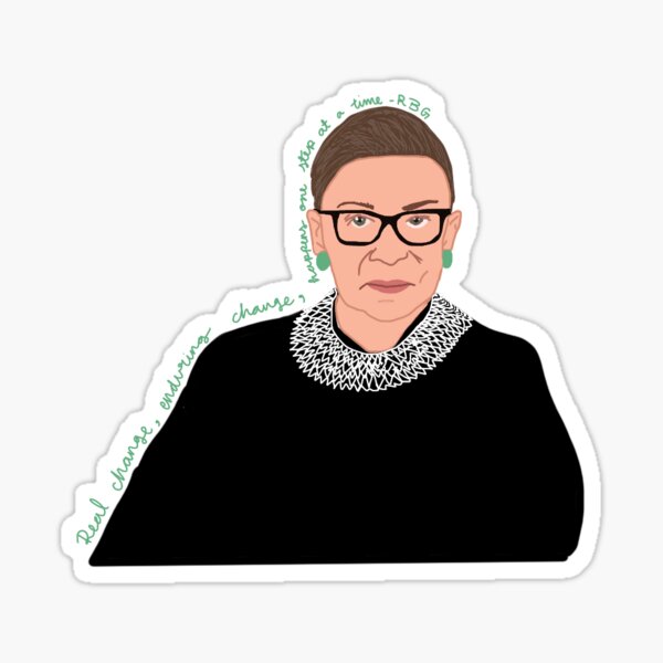 "RBG quote" Sticker for Sale by danycadena | Redbubble